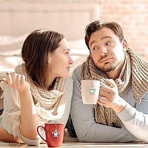 2pcs Tea Infuser TeaSanavie Loose Leaf Tea Steeper Stainless Steel Tea Ball Mesh Tea Strainer Silver Glow In The Dark Turtle Pendant Tea Filter with Extended Chain Hook for Brew Fine Loose Tea Leave