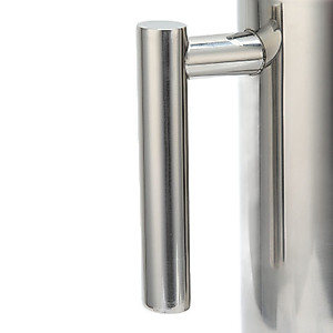 LJCM French Press Pot Coffee Pot Maker Milk Frother Stainless Steel Tea Maker Hand Pour 1000Ml Pressing Milk Frothing Machine Brewed Coffee Cafe Pot Brewing Coffee French Presses