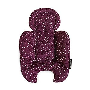 4moms RockaRoo and MamaRoo Infant Insert for Newborn Baby and Infant, Machine Washable, Soft, Plush Fabric, Reversible Design, Maroon