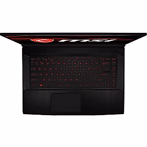 MSI GF63 Gaming Laptop, 15.6" Full HD Display, Intel Core i5-10500H Processor, 16GB RAM, 1TB SSD, NVIDIA GeForce GTX 1650 Graphics, Backlit Keyboard, Wi-Fi 6, Windows 11 Home