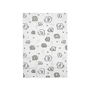 Dr. Talbot's Disposable Changing Pads, Absorbent Travel Diaper, Gray Elephant Print