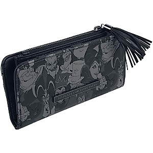 Loungefly Disney Villains Debossed All Around Faux Leather Zip Wallet (one size, Multi)