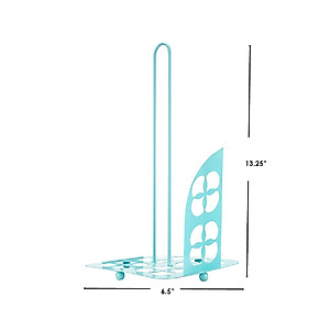 Home Basics Trinity, Turquoise Paper Towel Holder