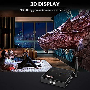 TUREWELL TV Box, TX68 Android 12.0 TV Box 4GB RAM 32GB ROM,H618 Quad Core Smart Android Box Support 2.4/5.8GHz Dual WiFi 4K H.264 HD