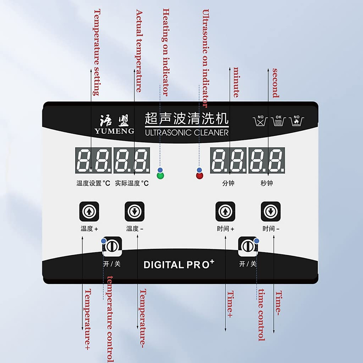 Ultrasonic Cleaner,Professional Lab Industrial Ultrasonic Cleaner, Commercial Ultrasonic with Heater Timer for Metal Parts,Carburetor,Fuel Injector,Brass,auto Parts,Engine Parts,etc