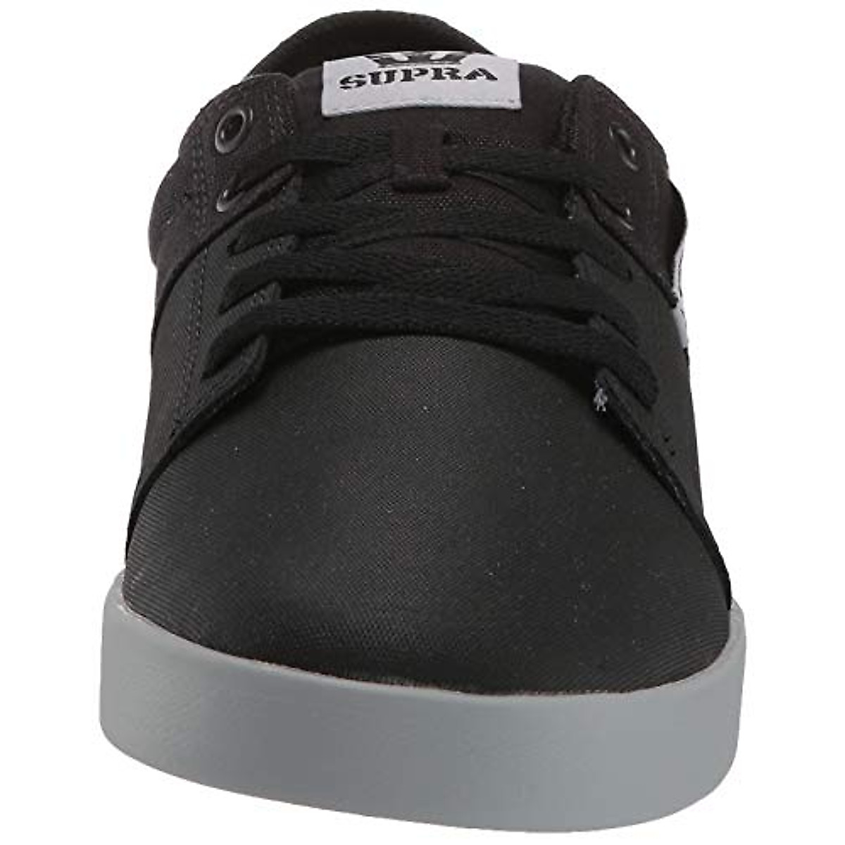 Supra Men's Low-top, Black Black Tuf Lt Grey 057, 8.5