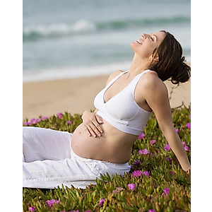 Rumina Racerback Hands Free Pump&Nurse Nursing Bra for Pumping. Perfect for Breastfeeding Pumps by Spectra, Medela, Lansinoh, etc., Black L