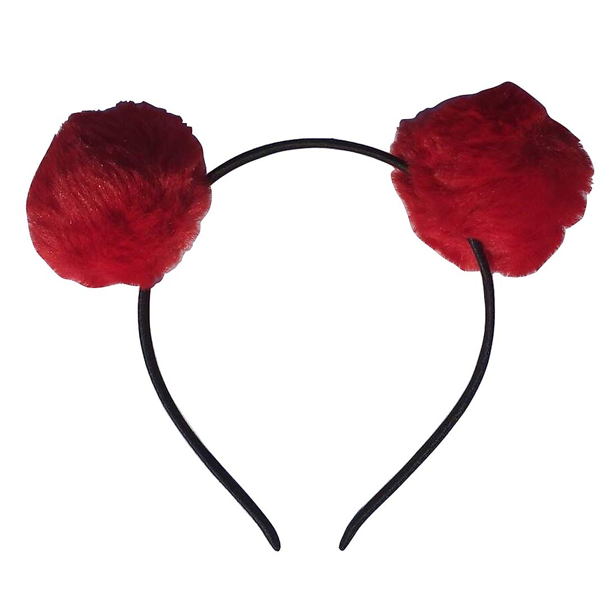 Pom Pom Headband Hairband Headwear Head Hoop Animal Cute Soft Fluffy Style for Girls Boys Costume