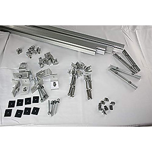 Solar Panel Mounting kit to Mount for 6 Solar Panels, with Clamps, L-Brackets & 88 Inch Rails