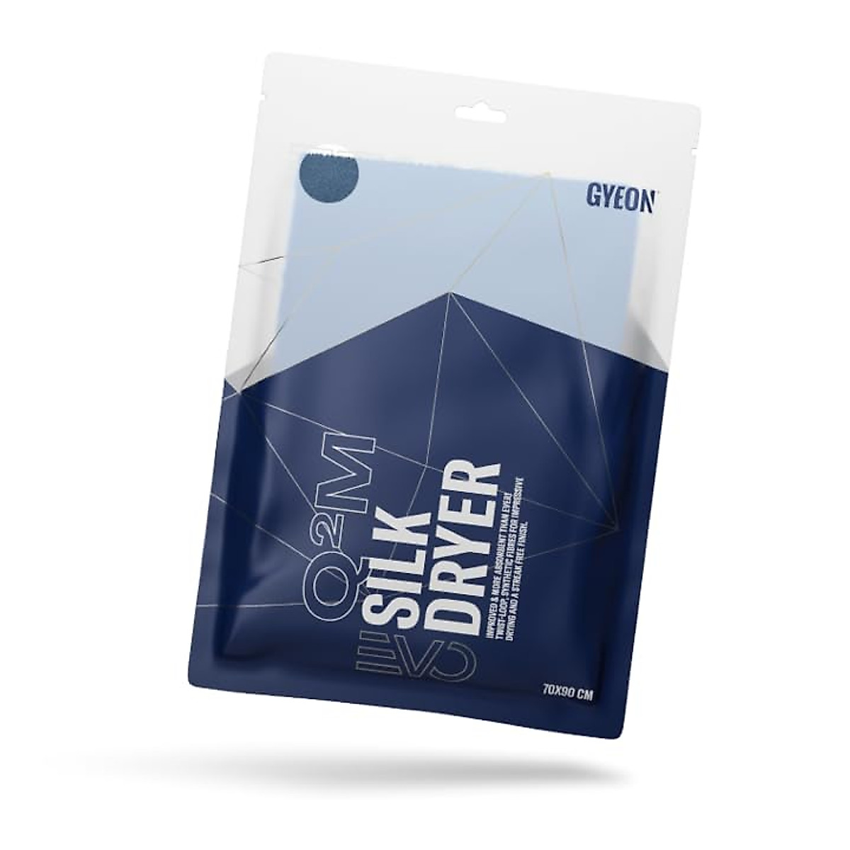 GYEON Quartz Q²M Silk Dryer EVO - Korean Microfiber Towel - Silk Banded Edges - Highly Absorbent - Dual Sided - Safe for Paint - Car Cleaning Supplies - Perfect Addition to Your Car Detailing Kit