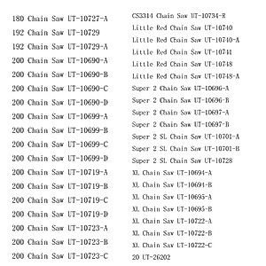 WFCYQ 02500 Air Filter For Homelite XL, Super 2, 180, 192, 200 D-02500 Fits models after serial number HM2350001 (10-Pack)