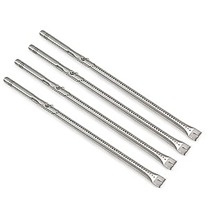 Grill Burner Tube for Charbroil 463347518 463243518 463275517 463373019 463275717, Charbroil Performance 475 Burner Gas Grill Replacement G470-5200-W1 G321-4C00-W1, Stainless Steel, 17 3/4", 4 Pack
