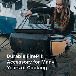 BioLite, Cast Iron Outdoor Griddle for FirePit, Pre-Seasoned, Durable and Non-Stick