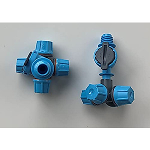 Lily's Home Misting System. Misters for Outside Patio Garden and Greenhouse, A No-Drip Mist Cooling System. Simple, Pre-Assembled, Plug and Play Concept