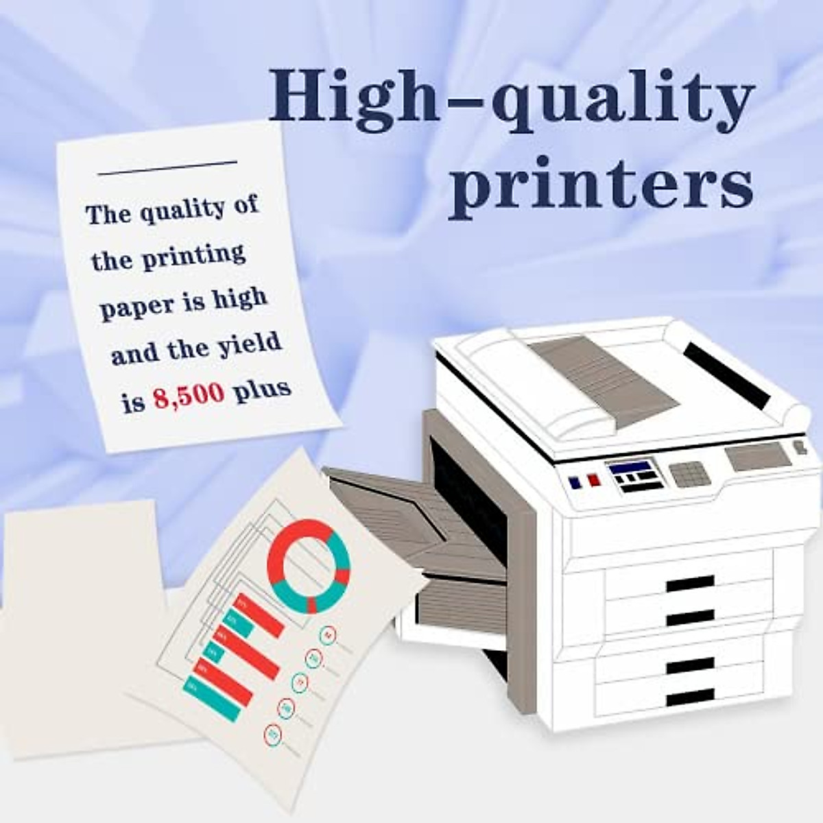 2-Pack 593-BBYP Toner Cartridge Replacement for DELL 593-BBYP S2830 S2830dn Printer.