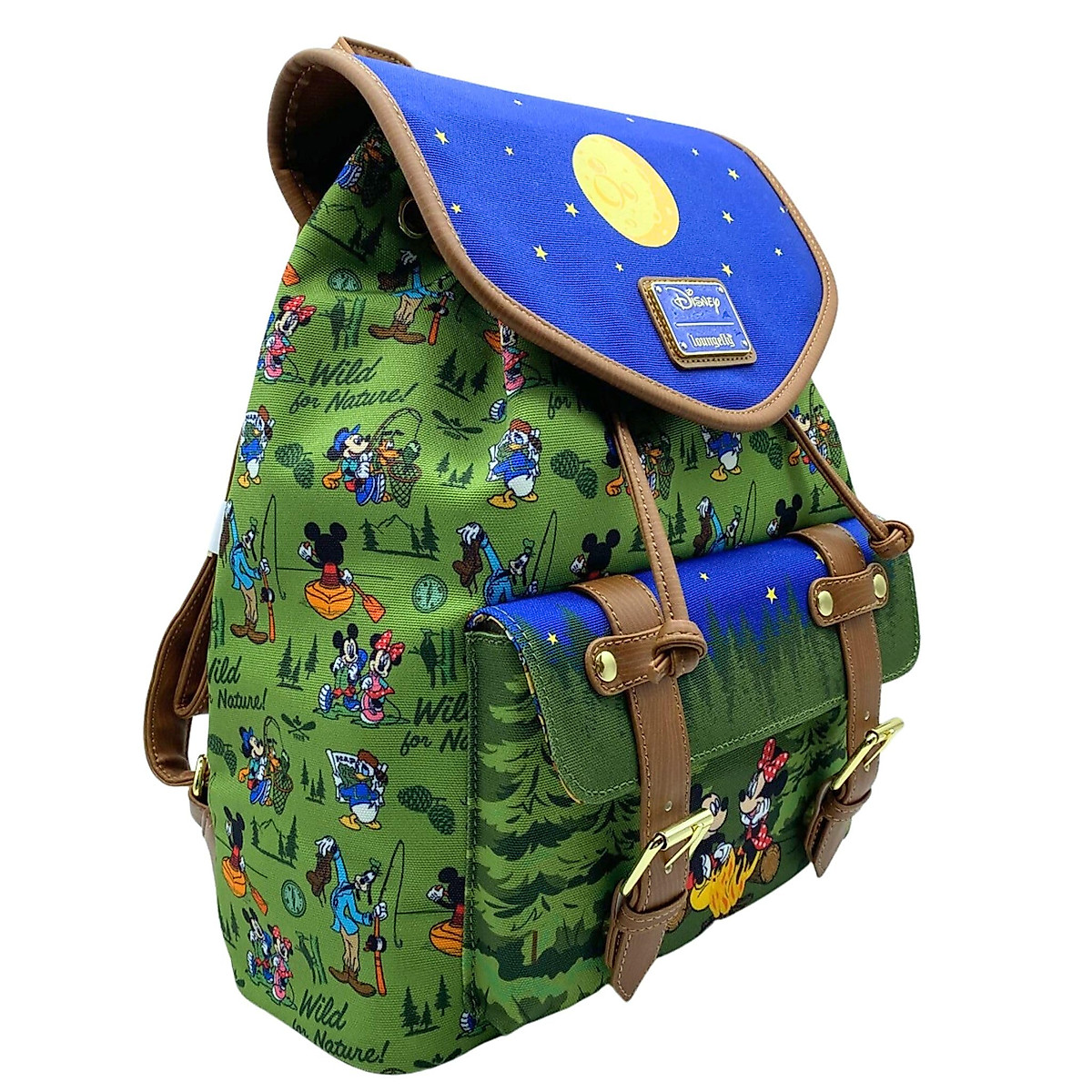 Loungefly Mickey, Minnie, & Friends Camping Scene Rucksack