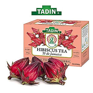 Tadin Te de Jamaica Hibiscus tea 24 bags.