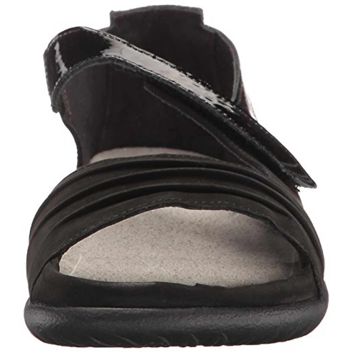 NAOT Women's Papaki Sandal Black Patent Lthr Combo 5-5.5 M US