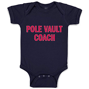 Cute Rascals Baby Bodysuit Pole Vault Coach Racing Boy & Girl Baby Clothes Funny Cotton Navy Design Only 6 Months