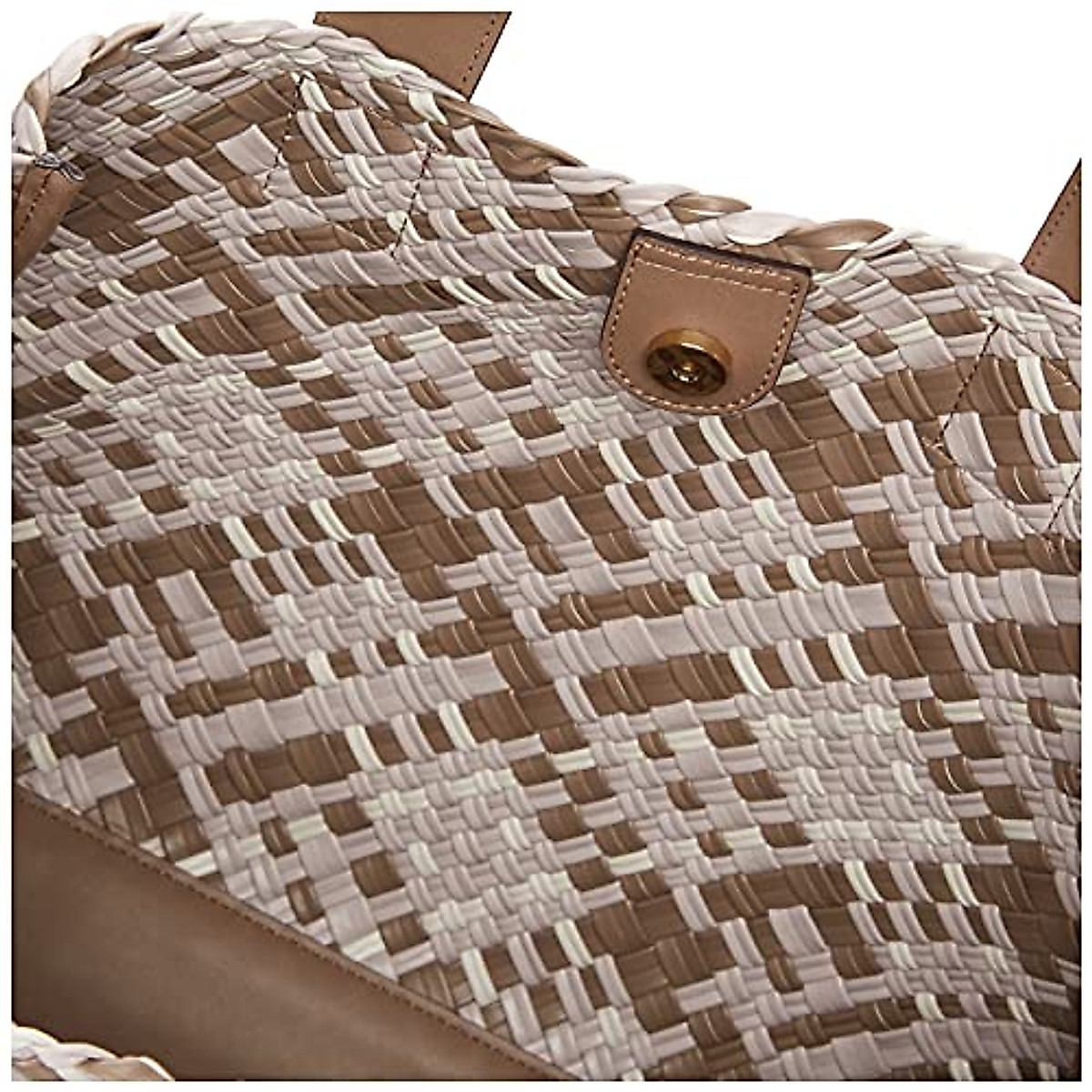 Calvin Klein Alysha Novelty Tote, Taupe Multi