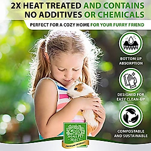 Small Pet Select 100% Natural Corn Cob Bedding for Pets Small Animal & Bird Cage Litter Safe for Hamsters, Guinea Pigs & More -12lb