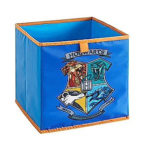 Harry Potter Collapsible Storage Cubby Unit and Bookshelf with 3 Collapsible Cubes