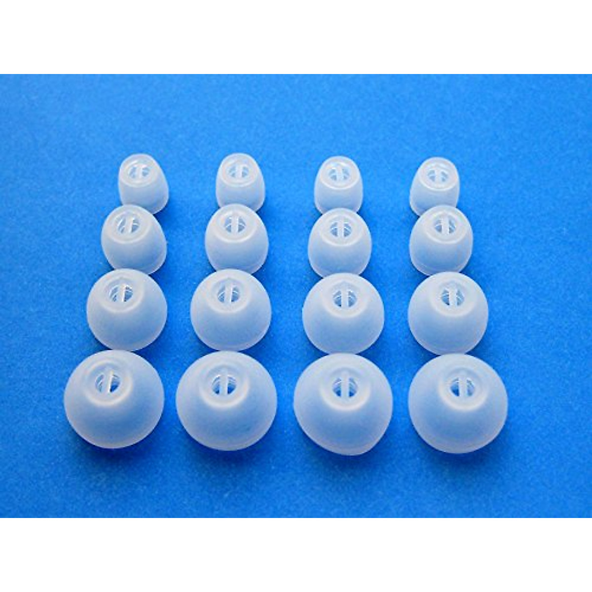 16pcs- 4XS/4S/4M/4L (CL-NSEN) Comfort Noise Isolation Replacement Eartips Earbuds Adapters Compatible with Sennheiser HD 1, Momentum (M2 IE) I and G, Sennheiser CX 3.00, CX 5.00, CX 7.00BT Earphones