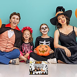 party greeting Halloween Ghost Ceramic Photo Frame Halloween Decorations Halloween Photo Frame Gifts Horizontally Used Size 4x6 Suitable for Halloween Photo Frame Gift Desktop Use (Happy Halloween)