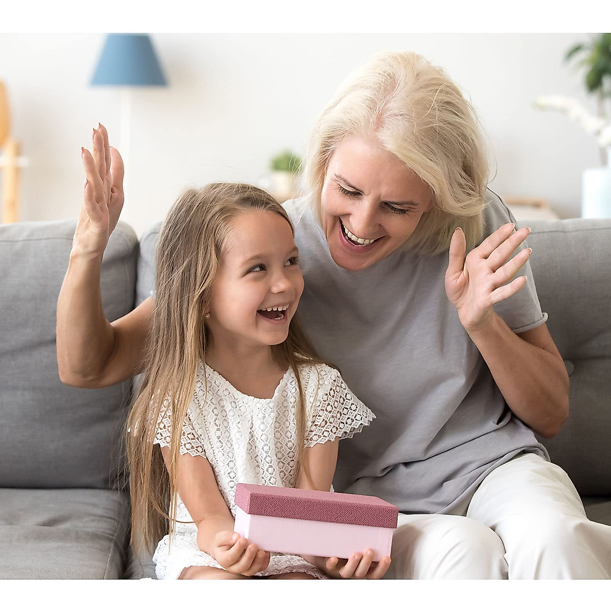 SAMCAMI Wooden Dollhouse Furniture Set - Miniature Dollhouse Furniture 1 12 Scale for Dollhouse Kitchen - Doll House Furniture Toys Incl Kitchen Island, Cabinet, Tea Cup Set and Other Accessories