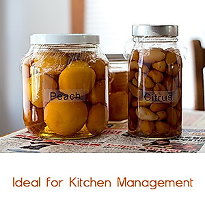 Label Maker Clear Tape Replacement for DYMO Label Maker Refills Clear Transparent Plastic Labeling Tape, 12mm x 4m- 1/2'' x 13', Work with Dymo Letratag Label Maker LT-100T LT-100H QX50, 4-Pack