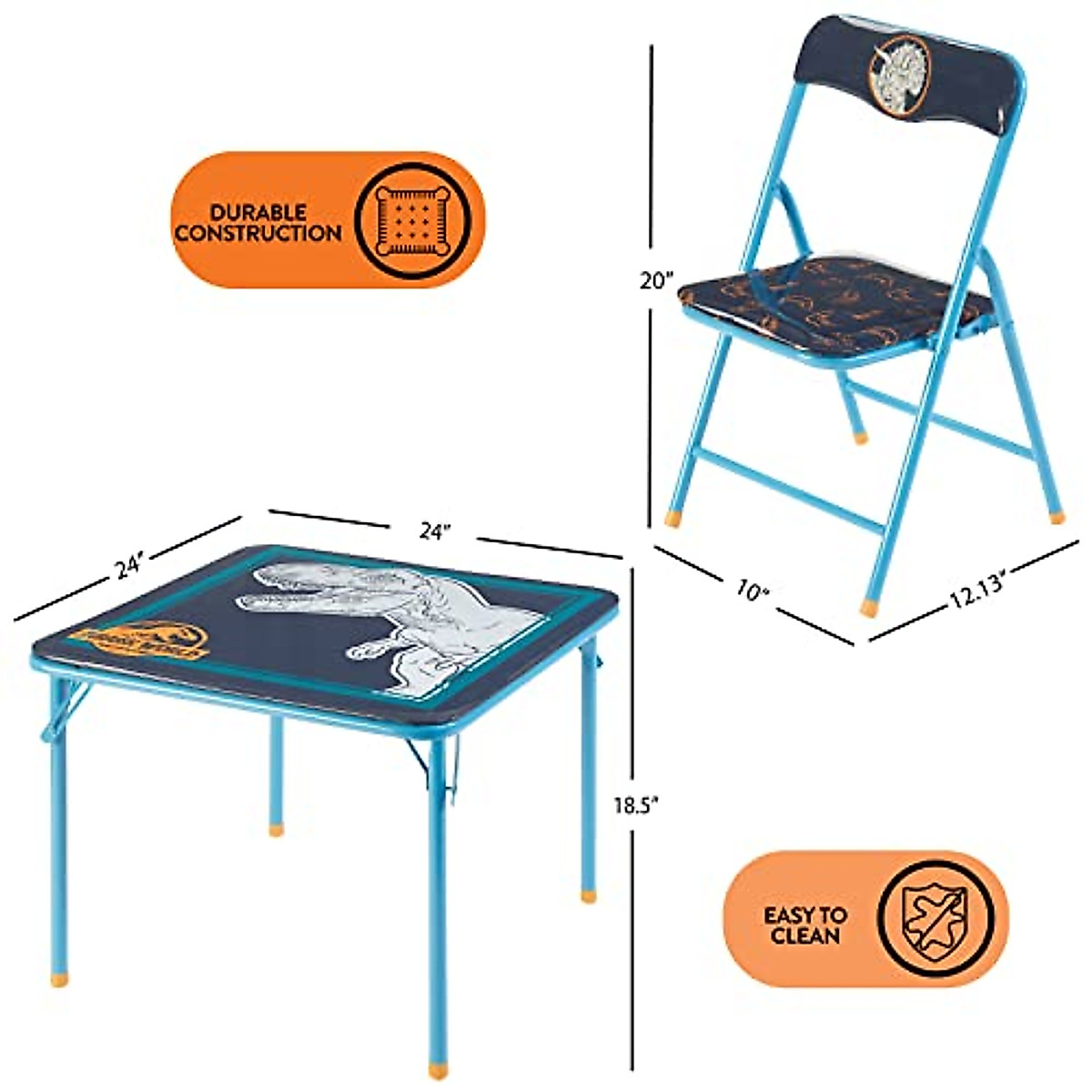 Jurassic World 3 Pc Table And Chair Set