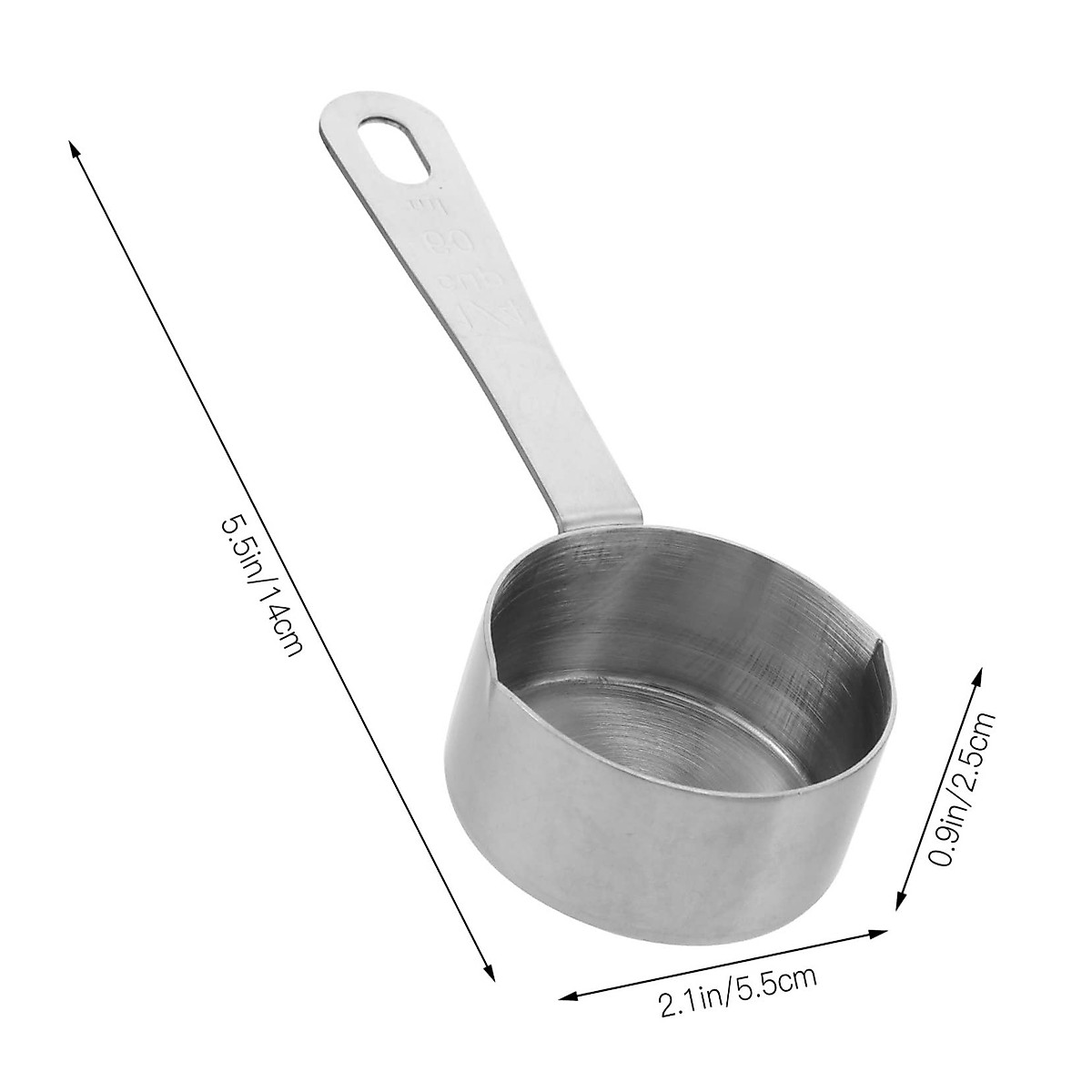 RORPOIR 1Pc Stainless Steel Sauce Spoon Kitchen Measuring Spoon for Cooking Baking and Serving and Versatile Cooking Tool