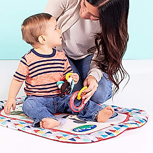 Disney Mickey Mouse Camping with Friends Tummy Time Prop Mat, Ages Newborn +