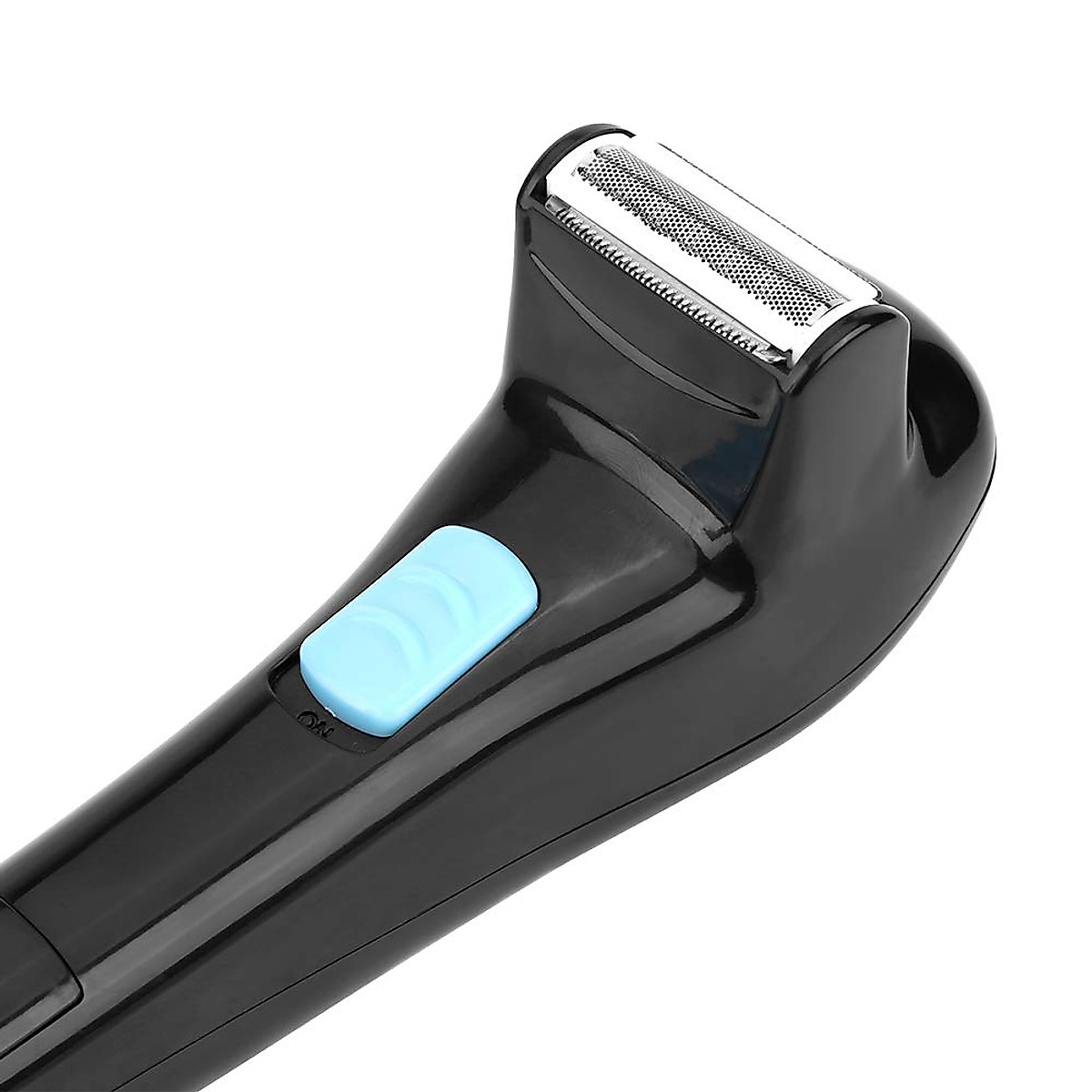 Electric Back Hair Shaver, 14.7 inch Foldable Handle Battery Powered (Batteries Not Included) Painless Body Groomer for Men, Do It Yourself