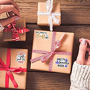 Wailozco A Gift Just for You Stickers,Thank You Stickers,Handmade Stickers,Small Shop Stickers,Envelopes Stickers for Small Business, Online Retailers,Handmade Goods,500 Labels Per Roll