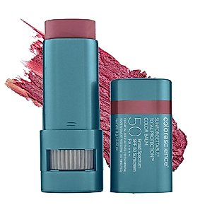 Colorescience Sunforgettable Total Protection Color Balm SPF 50, for Cheeks & Lips | Berry