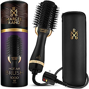 Professional Hair Dryer Brush for Women, 2 in 1 Volumizing Brush Dryer, Oval Brush Blow Dryer 75MM with a Hard Travel Case and Premium Gift Box
