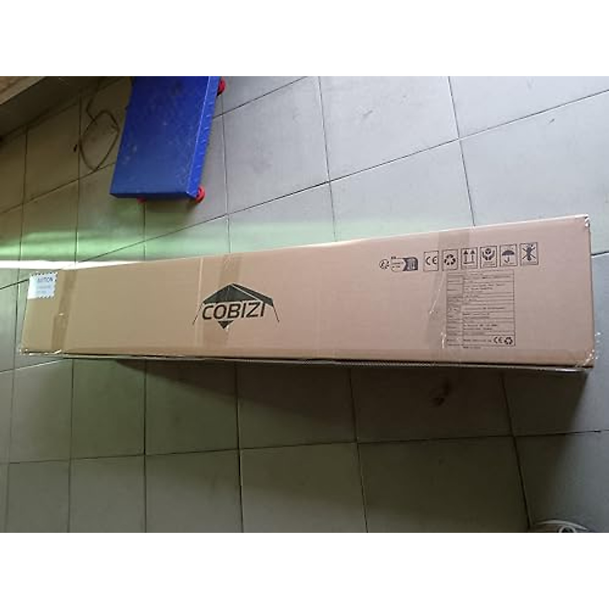 COBIZI 10x15 Pop Up Canopy with 4 Sidewall(Dark Blue)