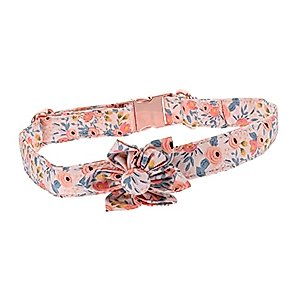 Mipcase Pet Collar Puppy Collars Kitten Collars Soft Cat Collar Cone Dog Training Collar Dog Cone Collar Pet Neckbands Cat Necktie Pet Decor Accessory Cotton Printing Pink Dog Leash