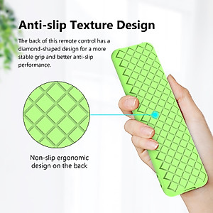 Silicone Protective Case for Samsung M70B/M80B Monitor Remote, Anti-Slip Shockproof Cover for Samsung Smart Remote BP59-00149B BP59-00149A TM2261S with Lanyard Glow in Dark (Green)