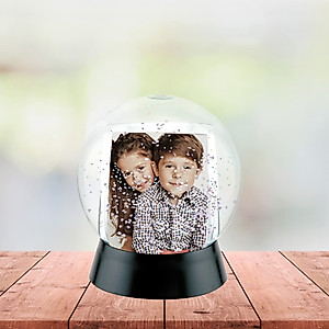 Photo Snow Globe with Black Base
