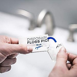 450 Disposable Floss Picks: The World's Most Convenient Floss Picks, Individually Wrapped in 4 Colors