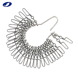 60/90/120/150 Pcs American Swivel with Coast Lock Snap Black Nickel Fishing Snaps Kit Hooked Cross Snaps Stainless Steel Sea Fishing Tackle Hook Lure Connector Fishing Swivel 7 Size (1/0, 150 pcs)