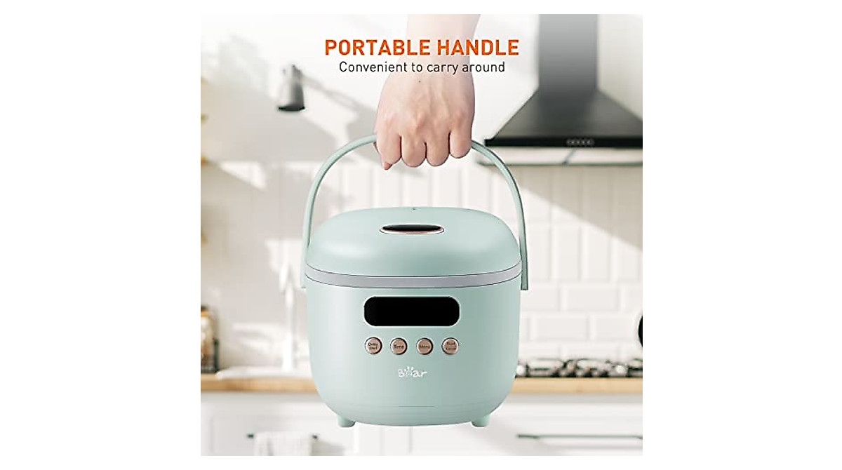 Bear Rice Cooker 8 Cups | 6 Functions & Fuzzy Logic Technology