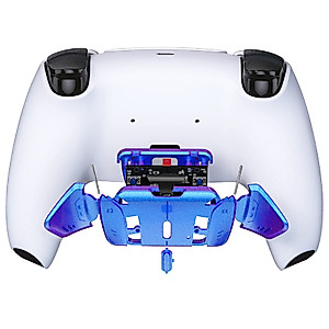 Turn RISE to RISE4 Kit – Redesigned Chameleon Purple Blue K1 K2 K3 K4 Back Buttons & Remap PCB Board for PS5 Controller eXtremeRate RISE & RISE4 Remap kit - Controller & Other Accessories NOT Included