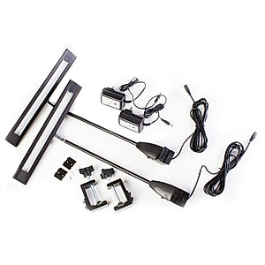 LEDUPDATES 2pcs Trade Show LED Light 20w for Popup Booth Exhibit Back Drop Panel with UL Listed Power Supply