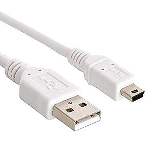 6FT Long USB Power Charger Cable for Texas Instruments ti-84 Plus CE Graphing Calculator/TI-84 Plus Graphing Calculator Charger (White)