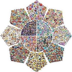 600PCS Stickers for Kids, Summer Water Bottle Stickers for Kids Classroom, Waterproof Vinyl Stickers Aesthetic for Laptop, Scrapbook, Phone, Cute Sticker Packs for Kids Teens Girls