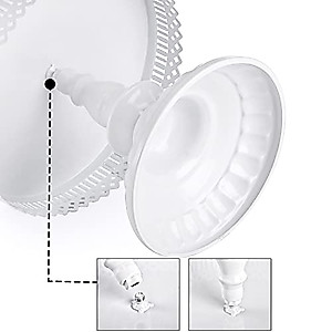 Hedume 10-Set Cake Stands, Metal Cupcake Stand Set with Multiple Combination Styles, Dessert Plate Cake Serving Tray Candy Fruit Display Tower for Wedding, Birthday Party, Anniversary, Baby Shower