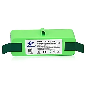 melasta 5000mAh Lithium ion Battery Replacement Compatible with iRobot Roomba 500 600 700 800 Series 880 890 861 864 866 675 650 655 695 680 671 640 645 790 780 775 770 760 595 585 561 560 550